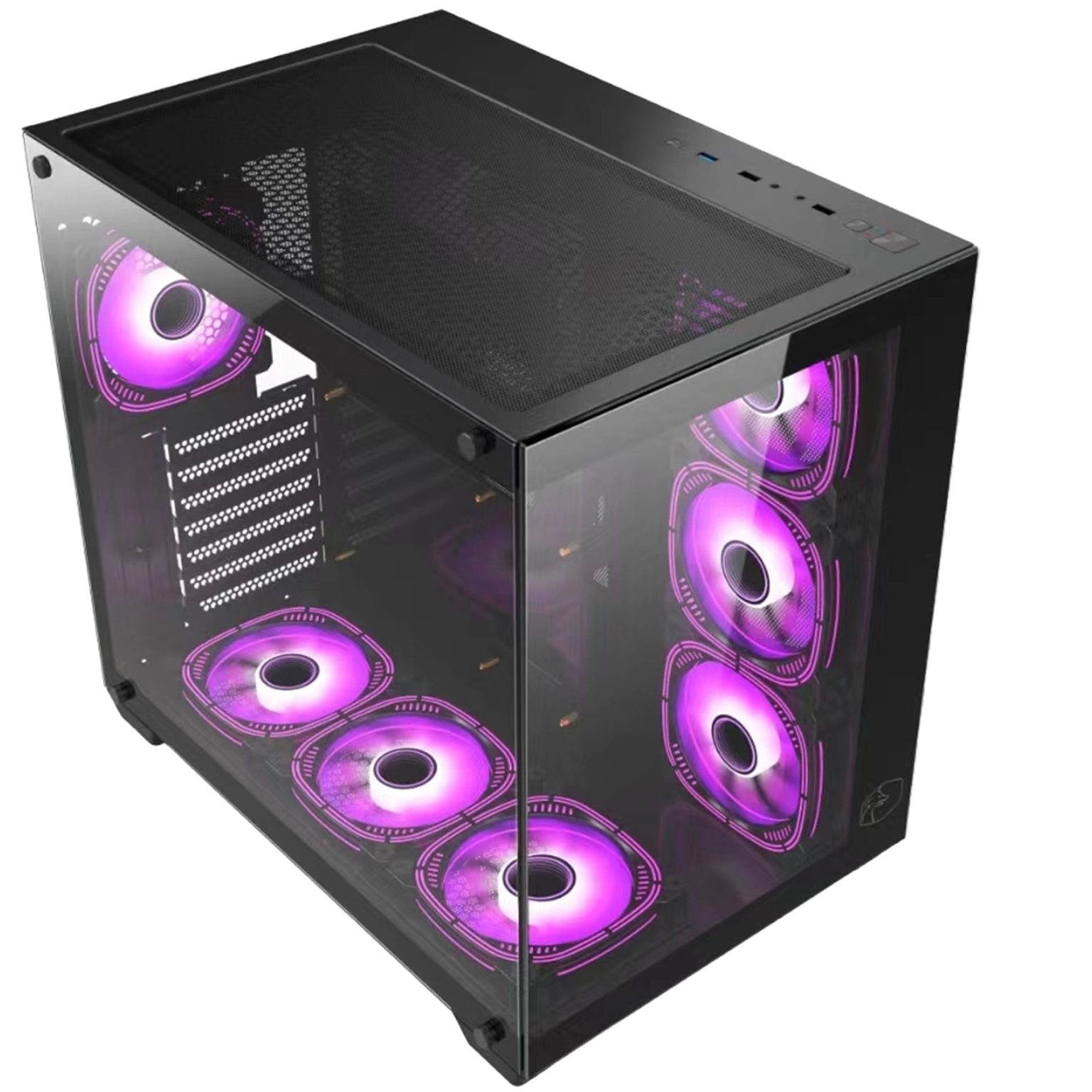 Gametech Prime V2 Tuş Kontrollü RGB 7x120mm Fan Gaming Bilgisayar Kasası – GametechPC I Oyuncu ...