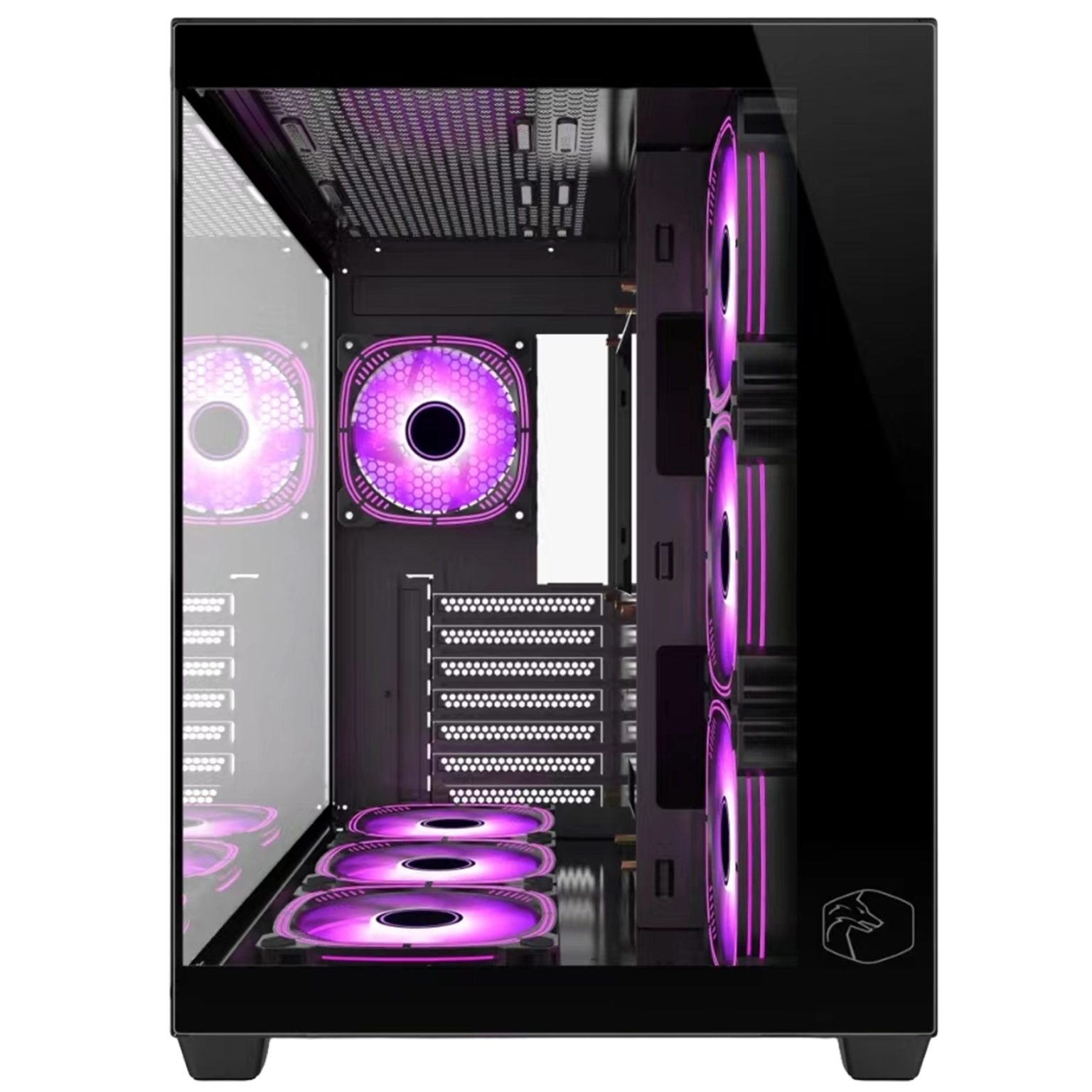 Gametech Prime V2 Tuş Kontrollü RGB 7x120mm Fan Gaming Bilgisayar Kasası – GametechPC I Oyuncu ...